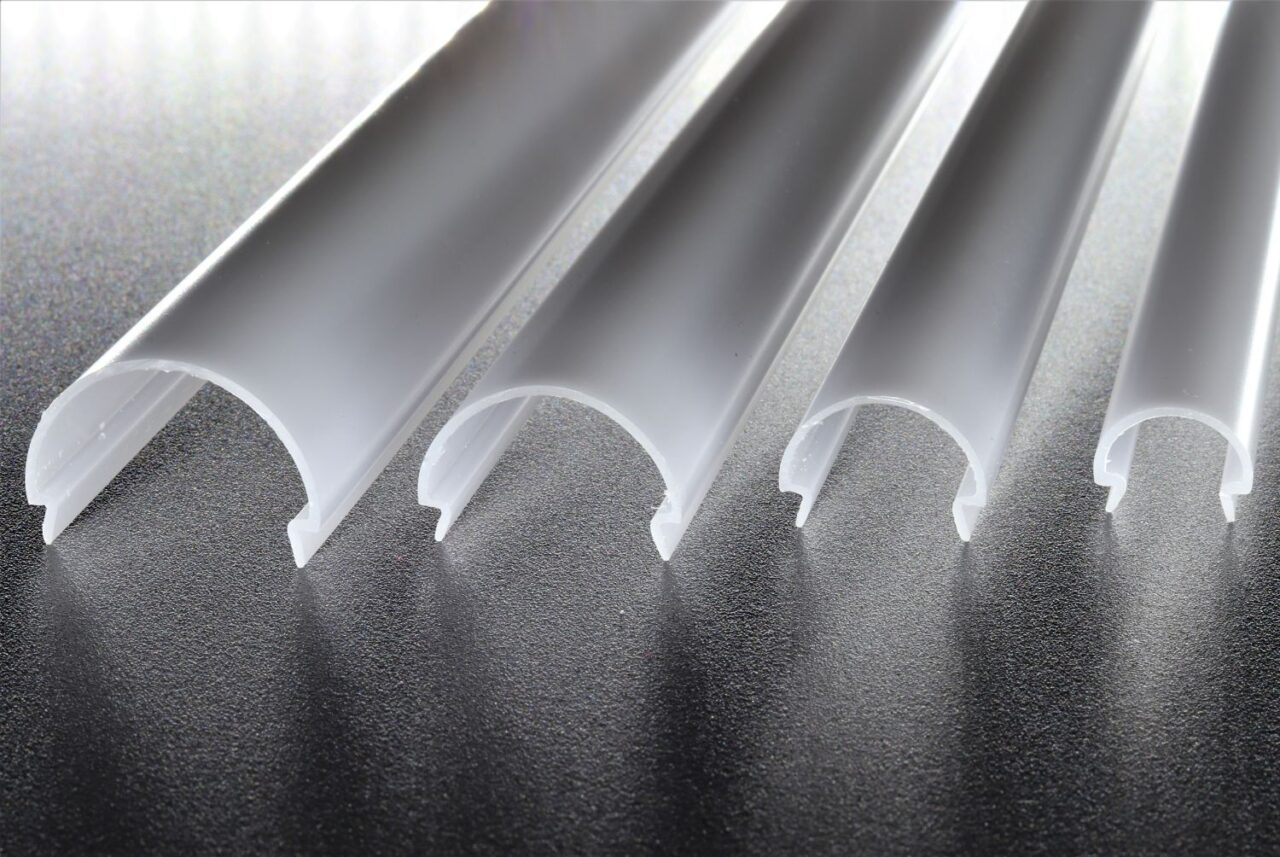 Extrusion of polycarbonate and methacrylate profiles for LED lighting ...